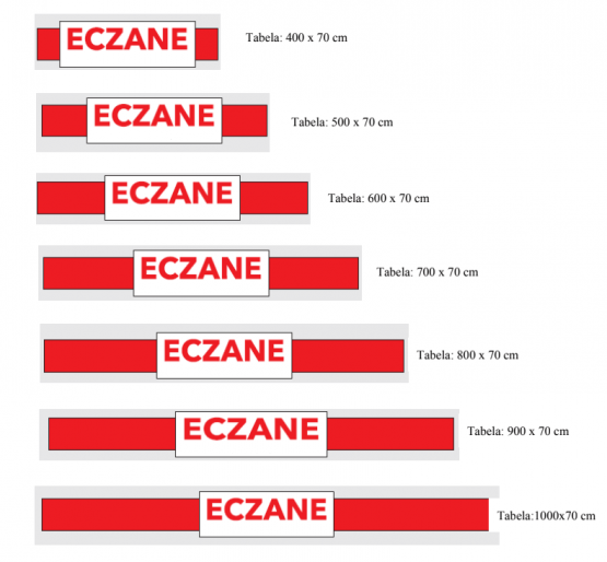 Eczane tabelası İstanbul | İstanbul Reklam Tabela